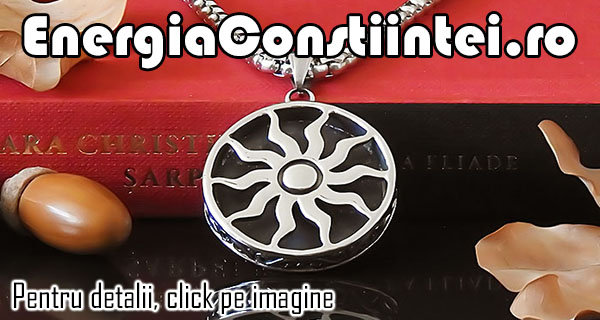 ⭐Pandantiv Soare Simbol Solar INOX - cod PND178 | ⭐EnergiaConştiinţei.ro